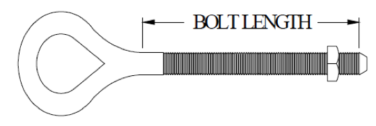 Oval Eye Bolts - Power Manufacturing